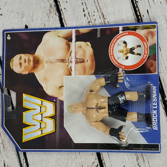 WWE | Toys | Wwe Mattel Retro Brock Lesnar | Poshmark